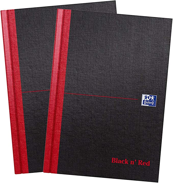 Hard back Lined Note Books - Red & Black – That's A Wrap